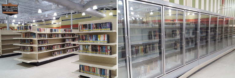 Books Fill the Aisles at this Supermarket-Turned-Library - I Love Libraries