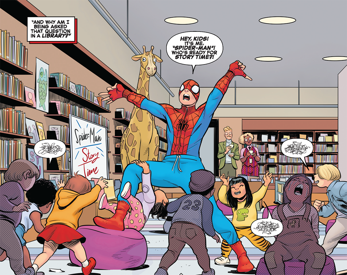 Spider-Man Slings into Another Library Adventure - I Love Libraries